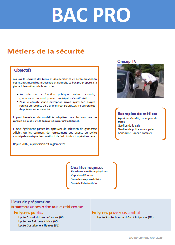 BAC PRO SECTEUR SERVICES -Lycée Professionnel Alfred Hutinel